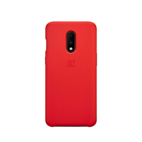 OnePlus 7 Silicone Protective Case Red - Penguin.com.bd