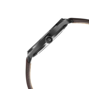 Titan NM1802NL01 Workwear Watch with Black Dial & Brown Leather Strap ...