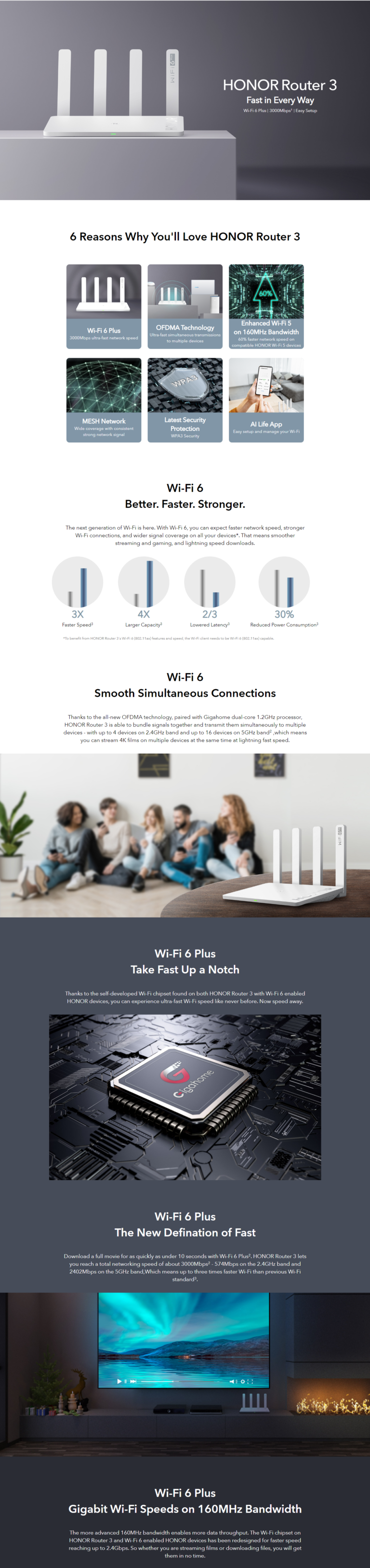 Huawei Honor Router 3 WiFi 6 Dual Band Router - Penguin.com.bd