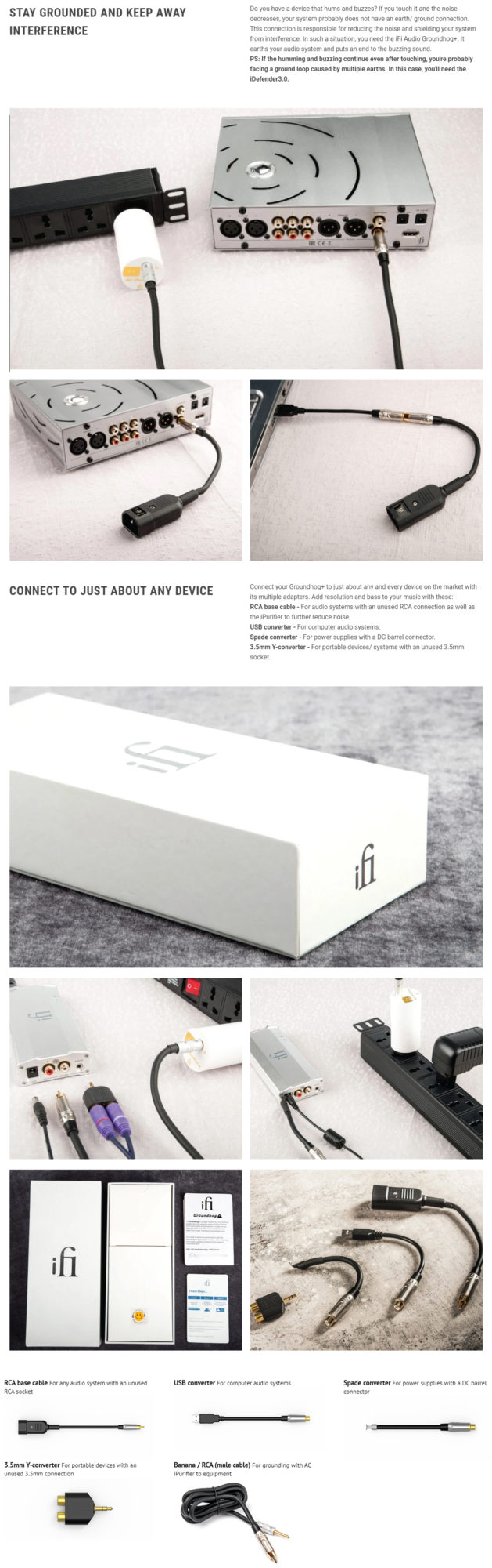 iFi Groundhog+ Ground Loop Isolator for Audio Systems - Penguin.com.bd