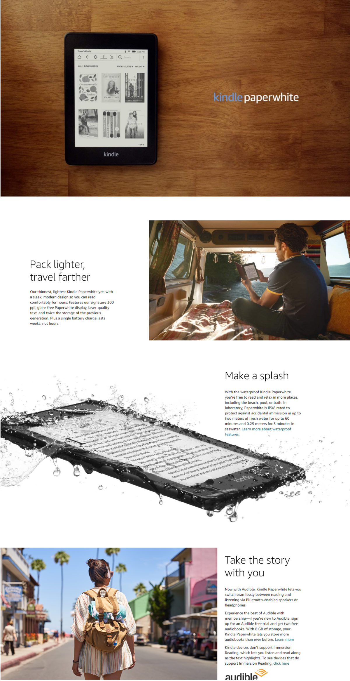 Amazon Kindle Paperwhite E-reader 32 GB - Penguin.com.bd