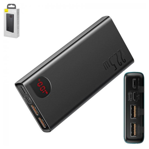 Baseus Adaman Metal Digital Display Quick Charge Power Bank 20000mAh 22 ...