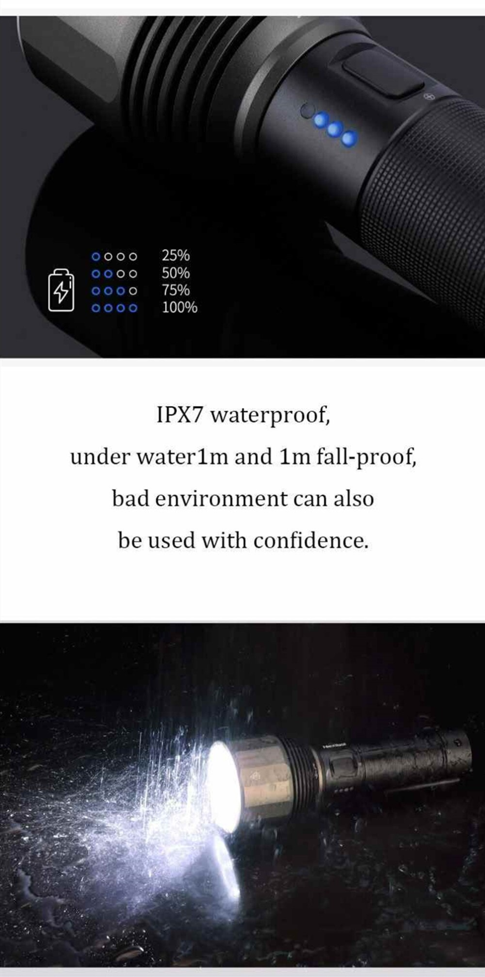 Xiaomi Nextool Youpin Torchlight Waterproof Flashlight (ZES0417 ...