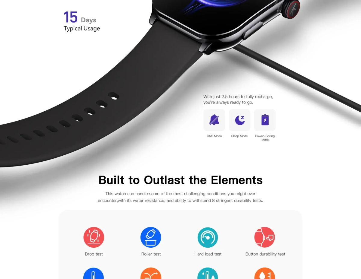 Kieslect Balancs AMOLED Calling Smart Watch - Penguin.com.bd
