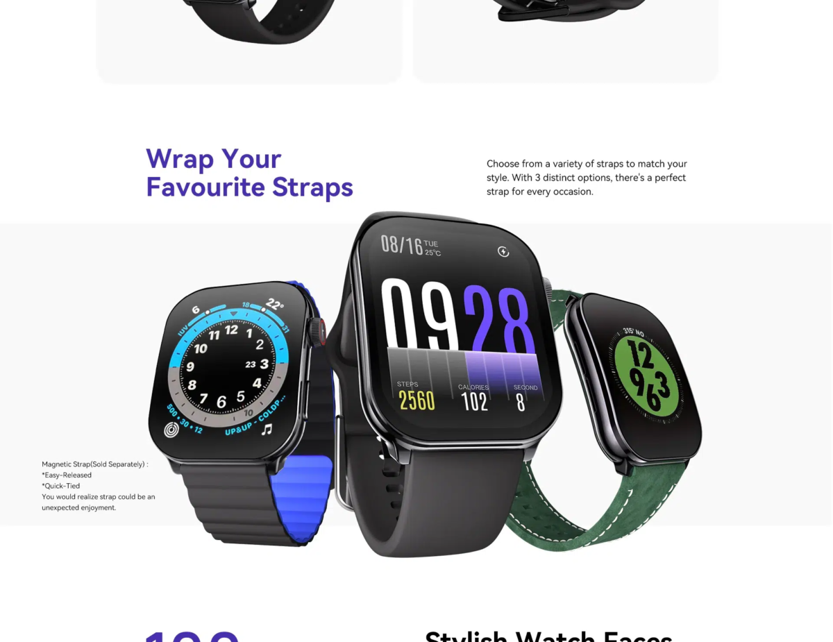 Kieslect Balancs AMOLED Calling Smart Watch - Penguin.com.bd