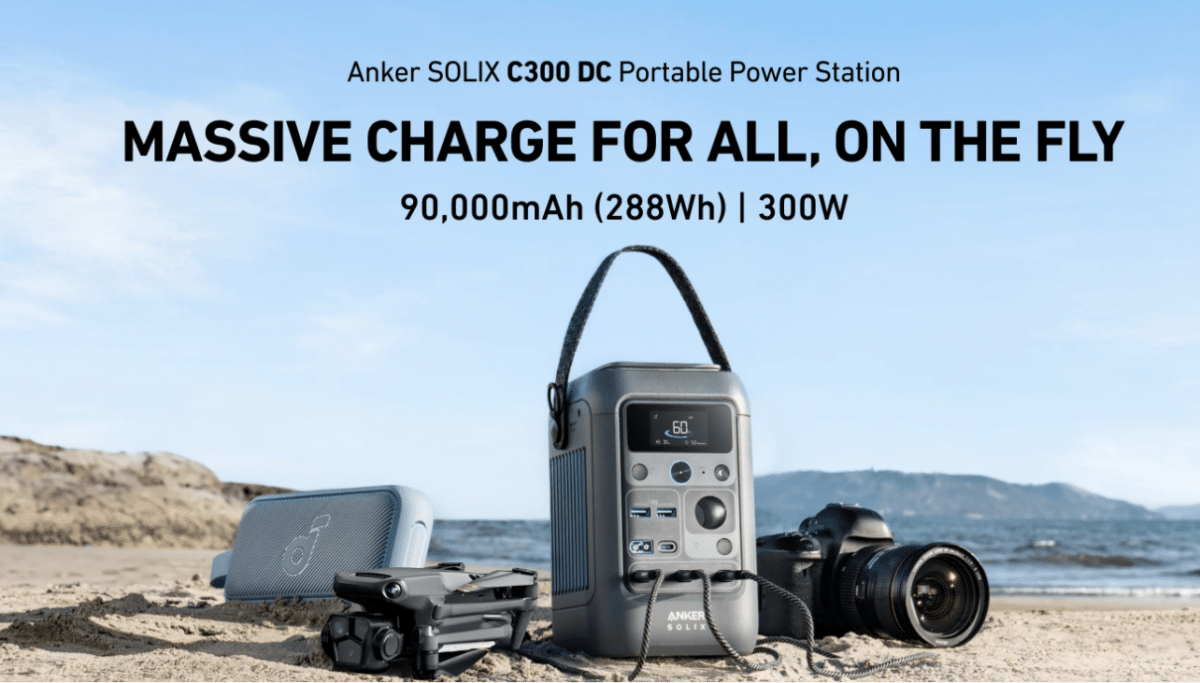 Anker SOLIX C300 DC Portable Power Station – 288Wh | 300W - Penguin.com.bd