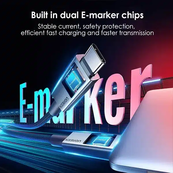 UGREEN US559 240W USB-C to USB-C Cable 1.5M (15367) - Penguin.com.bd